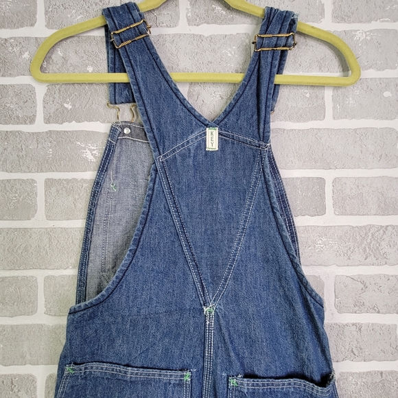 Key Imperial Vintage Union Made In USA Denim Work Wear Overall Bibs Men ...
